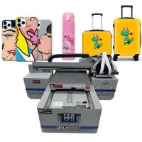China A3 UV 4060 Automatic Inkjet Printers Flatbed Machine with XP600/I3200 for Acrylics & Glass Bottle Logo Printing Condition for sale