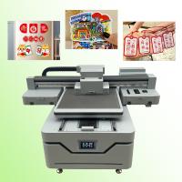 China Factory Price 6090 Price with 3 I3200/XP600 Heads CCD Camera,and Rotary Attachment  UV Flatbed Printing for Multi-Material for sale
