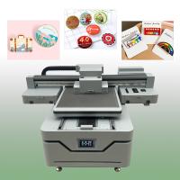 China Factory Price 6090 Price with 3 I3200/XP600 Heads CCD Camera,and Rotary Attachment  UV Flatbed Printing for Multi-Material for sale
