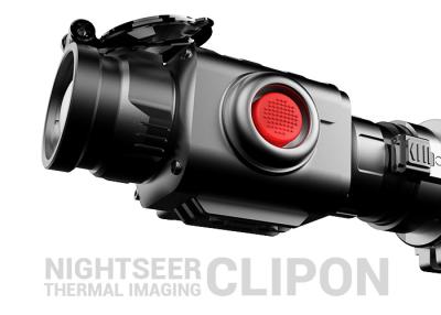 China Waterproof 50mm Lens Thermal Clip On , Intelligent Coloration Thermal Imaging Scope for sale