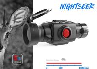 China 2x / 4x Thermal Night Vision Clip On Scope 5 Hours Operation Time Hunting Usage for sale