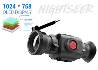 China 1024*768 OLED Thermal Imaging Scope 5 Hours Operation Time For Wild Life for sale