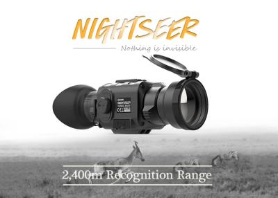 China 2x / 4x Digital Zoom Thermal Optic Scope 2400m Recognition Range Hunting Usage for sale