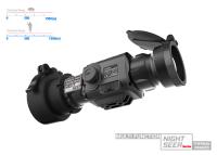 China Multi Function Thermal Clip On With 1500m Detection Range And High Image Definition for sale