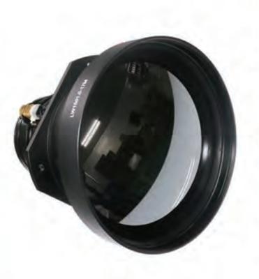 China Black Color 150mm Infrared Optical Lens For Long - Range Observations for sale