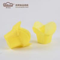 China Lotus Style Baking Cups High Temperature Resistant 220C Paper Liners FDA FSC Certified Greaseproof Baking Cups for sale