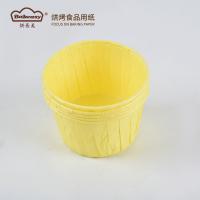 China Greaseproof Rolled Rim Muffin Cup 220C Disposable Food Grade Baking Liner for sale