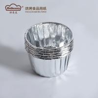 China Greaseproof Rolled Rim Muffin Cup 220C Disposable Food Grade Baking Liner for sale