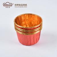 China Greaseproof Rolled Rim Muffin Cup 220C Disposable Food Grade Baking Liner for sale