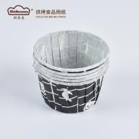 China Greaseproof Rolled Rim Muffin Cup 220C Disposable Food Grade Baking Liner for sale