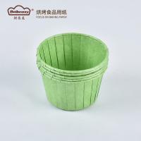 China Greaseproof Rolled Rim Muffin Cup 220C Disposable Food Grade Baking Liner for sale