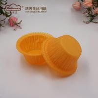 China Disposable Greaseproof Muffin Cup Liners Over Rim 220°C Oil Resistant Baking Cups for sale