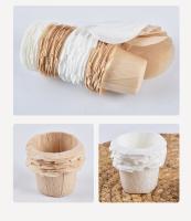 China Unbleached Food Grade Disposable Coffee Filter Paper Liners for Drip Coffee for sale