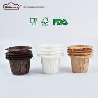 China Non-Stick Oven Safe Disposable Cupcake Paper Cups 220°C for Home Bakery Baking for sale