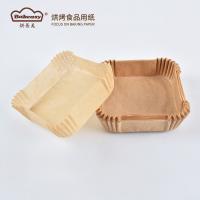 China Food Grade Greaseproof Square Loaf Tin Liner Disposable Muffin Cake Paper Liners 220°C for sale