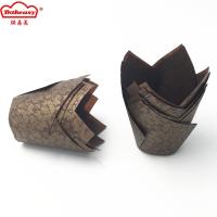 China Colorful Printed Cupcake Paper Liners 220°C Greaseproof Disposable Muffin Baking Cups for sale