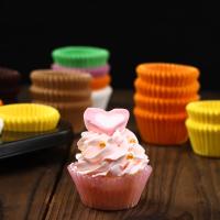 China Food Grade Greaseproof Muffin Liners 220C Non Stick Baking Paper Cups Cupcake Wrappers for Bakery for sale