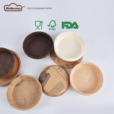 China Heat Resistant Non-Stick Muffin Cup Liners 220°C Disposable Baking Cups Food Safe Greaseproof Paper for sale