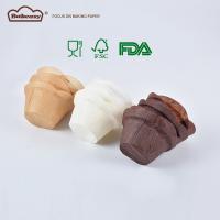 China Lotus Greaseproof Baking Cups 140x140mm Non Stick Muffin Liners Disposable Cupcake Wrappers for Bakery for sale