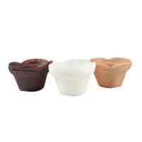China Lotus Greaseproof Baking Cups 140x140mm Non Stick Muffin Liners Disposable Cupcake Wrappers for Bakery for sale