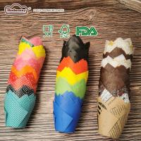 China High Temperature Resistant Baking Paper Cups Non-Stick Disposable Cupcake Liners for sale