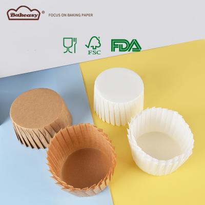China Greaseproof Basque Cake Paper Liners 220°C Disposable Baking Trays for Burnt Cheesecake for sale
