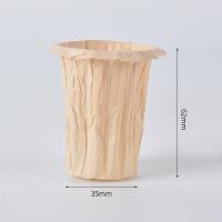 China Natural Unbleached Coffee Filter Paper Biodegradable Cone Basket Pour Over Drip Filters 100 Pack for sale