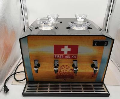 China four independent tanks shot chiller dispenser with CE and RoHs certificate for sale