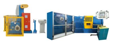 China 60km/H High Speed Concentric Steel Strip Armoring Machine For Double Layer Steel Tape for sale