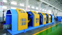 China Bow Type High Speed Cable Cabling Machine With PLC Control Heavy Duty Steel Frame for sale