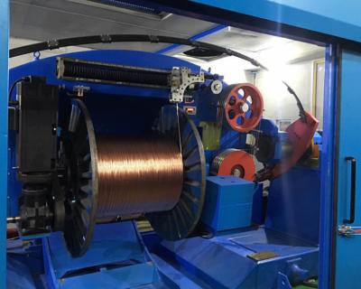 China 380V Heavy Duty Automated Double Twist Stranding Machine With PLC Automation for sale