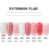 China 15ml Nail Glue for UV Polish Nail Reinforcement Stick Drill Base Coat OEM Bottles for sale