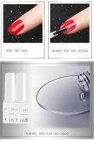 China UV LED Lamp Salon Supplies Clear Function Top Coat and Base Coat Polish Nail Gel 6.5ml for sale