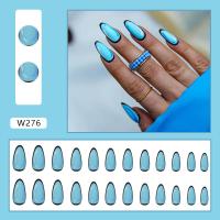 China 2023 Style OEM Luxury Long 2D Press On Nails Tips Custom False Nails Artificial Fingernails for sale