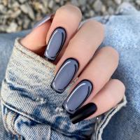 China 2023 Style OEM Luxury Long 2D Press On Nails Tips for Custom False Nails Light Weight for sale