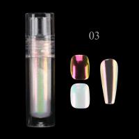 China Get the Perfect Mirror Chrome Nails with Our Holographic Liquid Magic Powder 6 Colors for sale