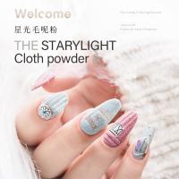 China 2g/box Shining Sugar Nail Dust White Glitters Aurora Matte Effect Powders for 3d Nail Art Decorations for sale