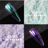 China Excellent Nail Art Effect 6 Colors Ice Transparent Nude Color Powder for Nail Glitter for sale