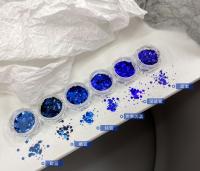 China Korean Pop Shining Sequin Nail Accessories Set with Easy Apply Kelein Blue Glitter for sale
