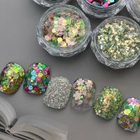 China Create Stunning Nail Designs with Magic Color Sequin Nail Polish and Aurora Effect for sale