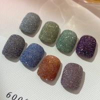 China 8 Colors Super Glitter Crystal Tiny Diamond Powder Nail Art Decoration Accessory for sale