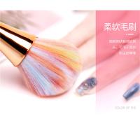 China Synthetic Hair Long Handle Nail Art Dust Brush for Smooth and Thorough Powder Removal for sale