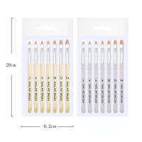 China 7pcs/set Nail Art Brush Pen for Light Therapy Phototherapy Painting Drawing Tool Made for sale