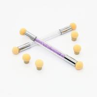 China Customizable Double Nail Art Brush Acrylic Water Drill Filling Brush Rod Dizzy Dye Pen for sale