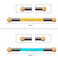 China Nail Gradient Shading Pen Double Head Sponge Acrylic Nail Brush for Nail Art Painting for sale