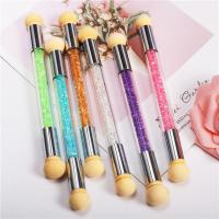 China Nail Gradient Shading Pen Double Head Sponge Acrylic Nail Brush for Nail Art Painting for sale