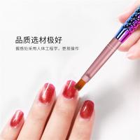 China Professional 100% Kolinsky Mermaid Penholder Drawing Pen Set with Acrylic Nail Brush for sale