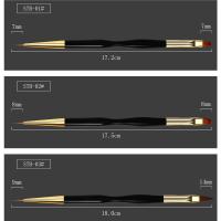 China Mermaid Penholder Drawing Pen Set Dual Ended for 100% Kolinsky Acrylic Nail Brush for sale