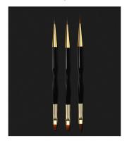 China Mermaid Penholder Drawing Pen Set Dual Ended for 100% Kolinsky Acrylic Nail Brush for sale