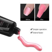 China 15g/ml Crystal Poly Gel Nail Tips UV Nail Extension Polish Semi Permanent Color Gel for sale